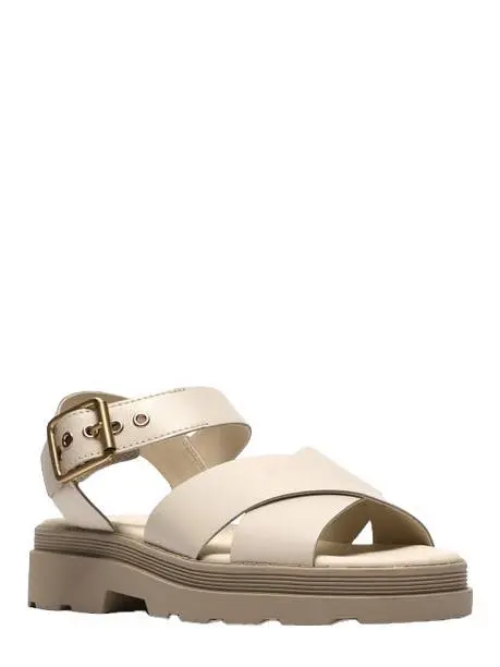 Clarks Orinoco 3 Sandal - Cream Leather