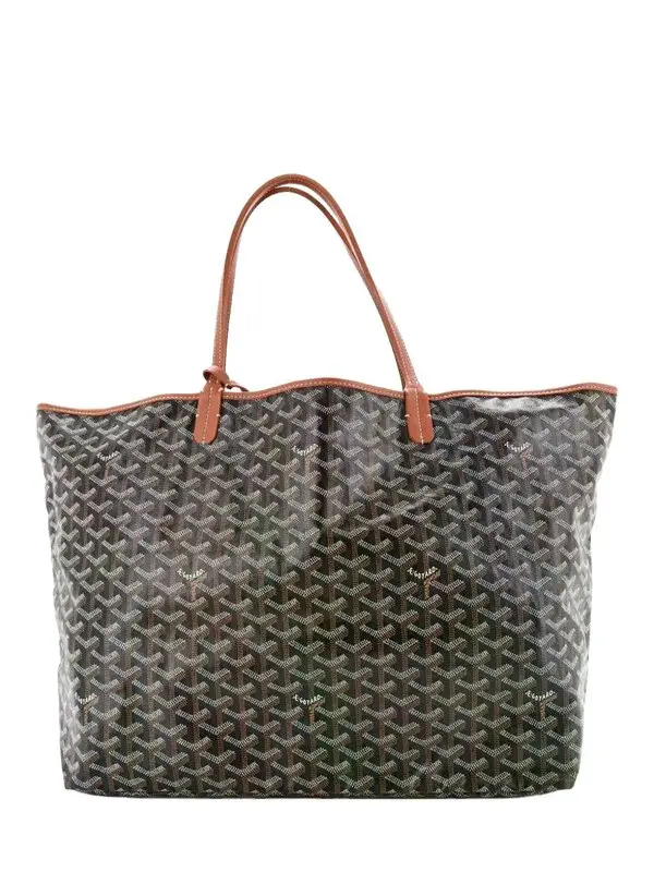 Goyard Saint Louis Coated Canvas Gm Tote Bag - Brown