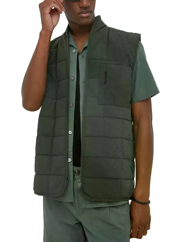 Rains Quilted Gilet - Green