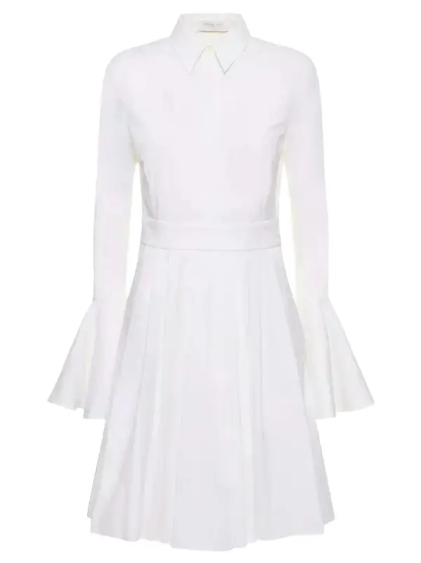 Michael Kors Bell-sleeve Shirt Dress - White