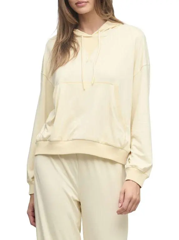 Barefoot Dreams Butterchic Crop Hoodie - Daffodil