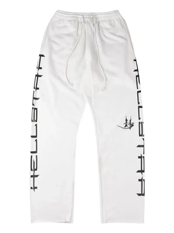 HELLSTAR Gothic Sweatpants - White