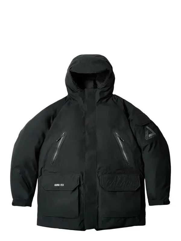 PALACE Gore-tex Cargo Down Parka - Black