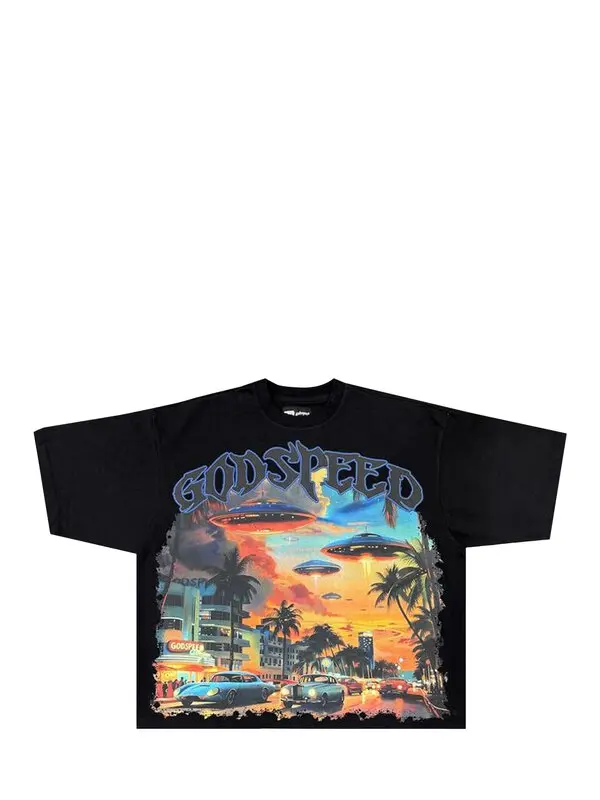 GODSPEED Miami Ufo T-shirt - Black
