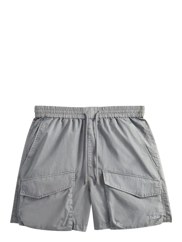 Kith Washed Cotton Boreum Cargo Pocket Short - Blue
