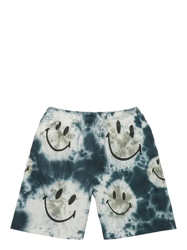 MARKET Smiley Shibori Dye Shorts - Black