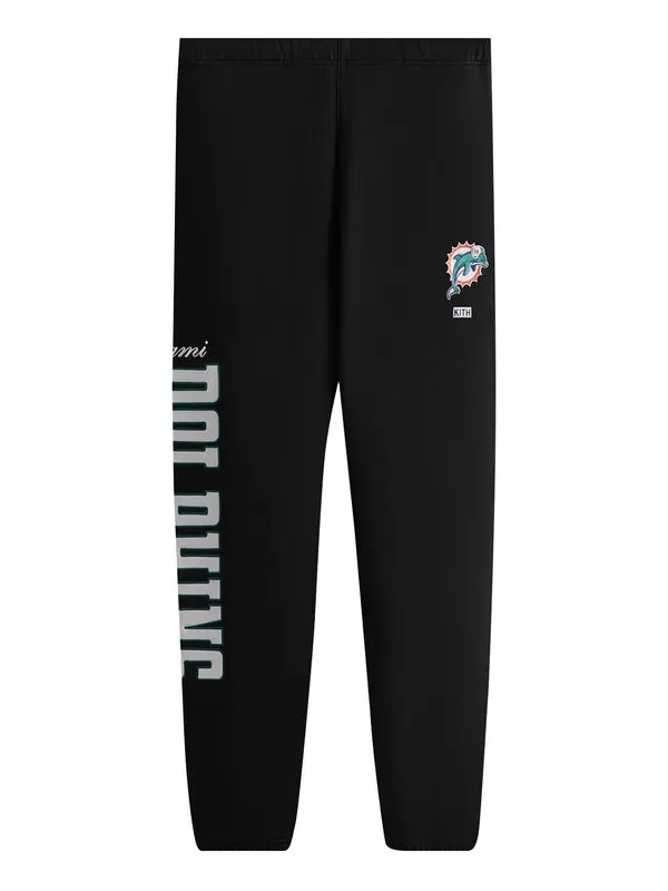 Kith 47 For The Nfl: Dolphins Nelson Sweatpant - Black