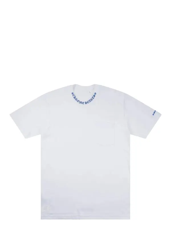 Chrome Hearts Neck Logo T-shirt /blue - White