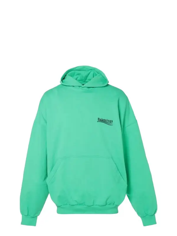 Balenciaga Political Campaign Hoodie - Green