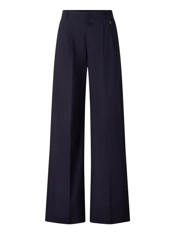 Bogner Amy Pleated Trousers - Navy Blue
