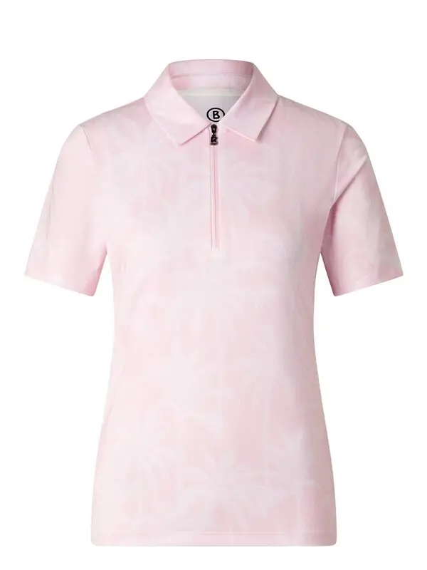 Bogner Taya Functional Short-sleeved Top - Pink/off-white