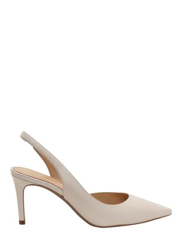 Michael Kors Alina Flex Slingback Pointed-toe Pumps - White