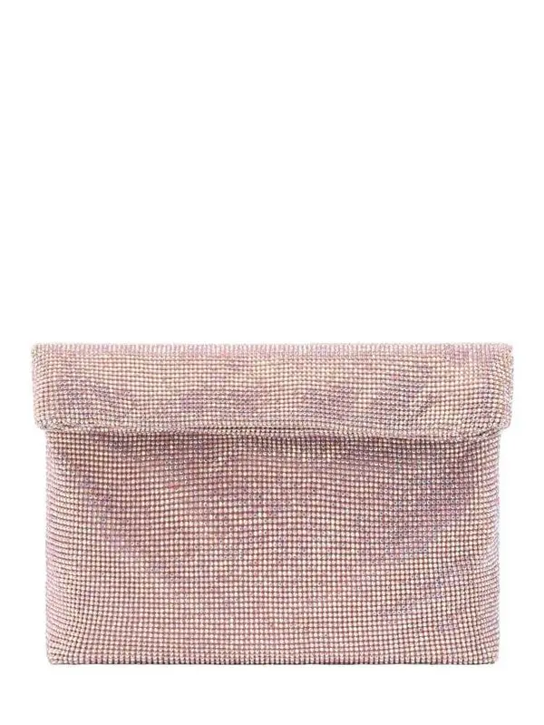 TWENTY FOURHAITCH Flap Clutch - Pink