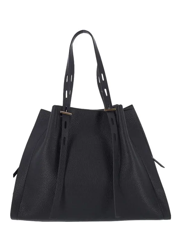 MINOBOSSI Leather Handbag - Black