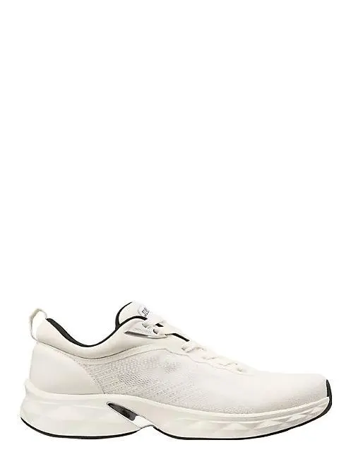 JIMMY CHOO Diamond Run Knit Jacquard Woven Trainers - V Latte/black Mix