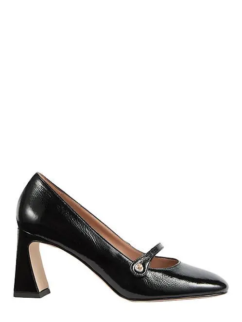 LK BENNETT Cissy Leather Mary Jane Courts - Bla-black