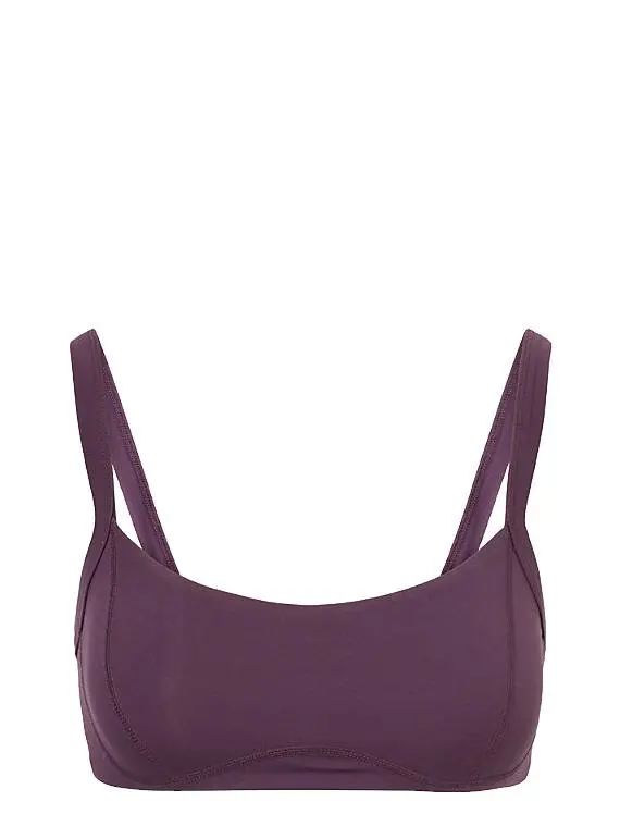 Bo+tee Soft Active Seam-detail Sports Bra - Purple