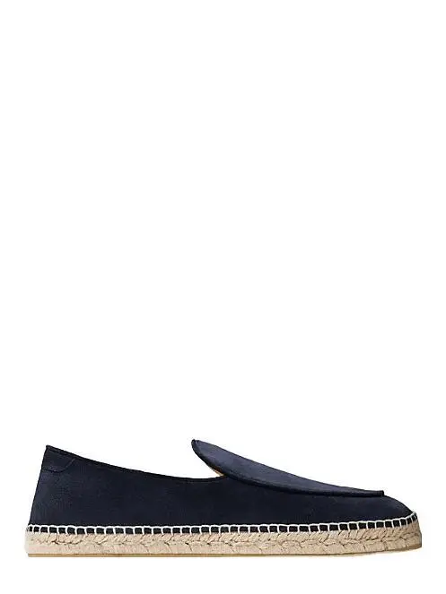JIMMY CHOO Shenton Velvet Espadrilles - Midnight