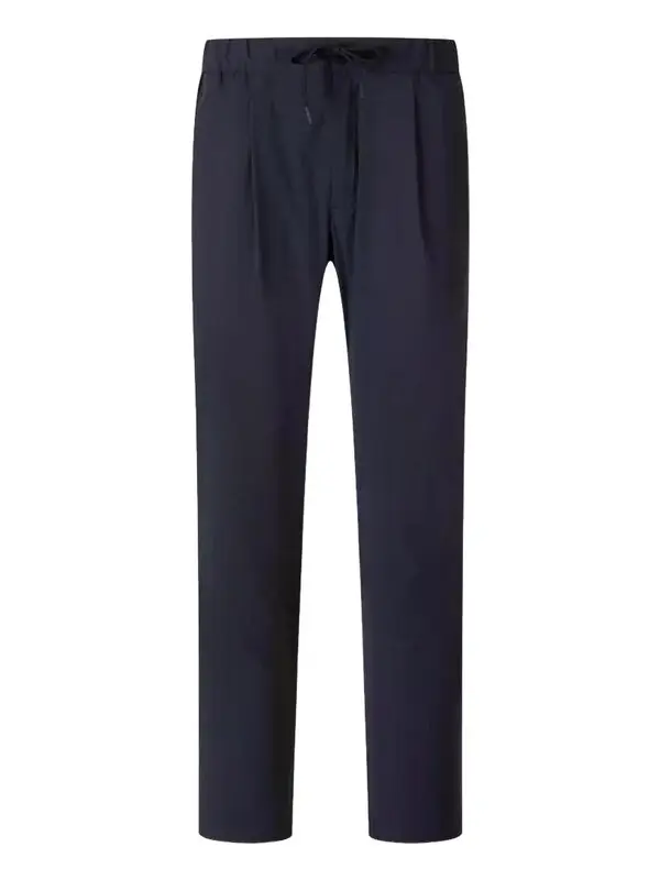 Herno Pleated Drawstring Trousers - Blue
