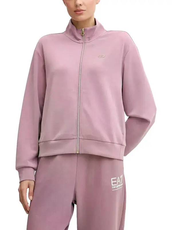 Emporio Armani Zip-up Sweatshirt - Pink