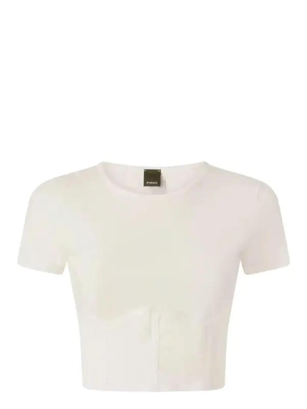 Pinko Panelled T-shirt - Neutrals