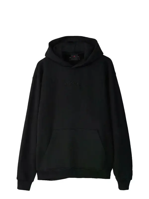 JORDAN Wordmark Fleece Hoodie - Black