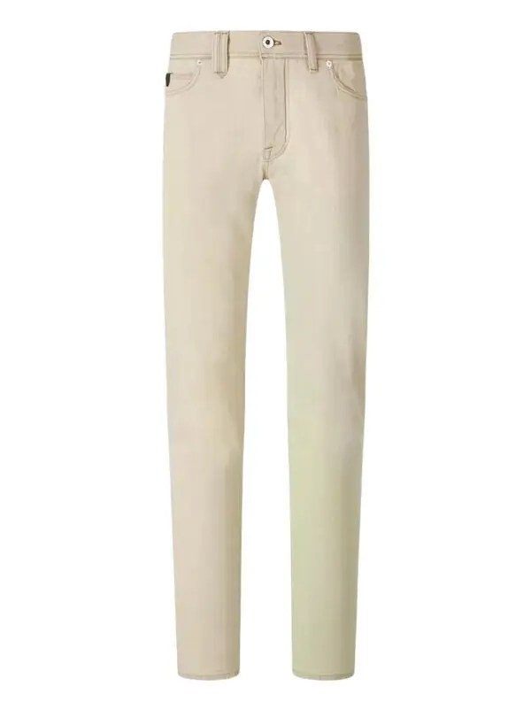Brioni Patch Pocket Straight-leg Jeans - Neutrals