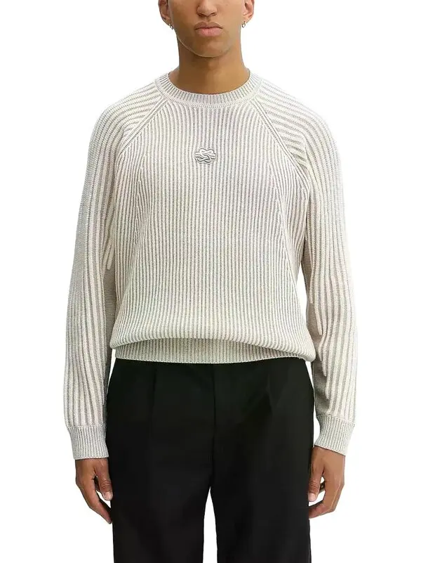 Filling Pieces Ribbed Knit Sweater - Neutrals