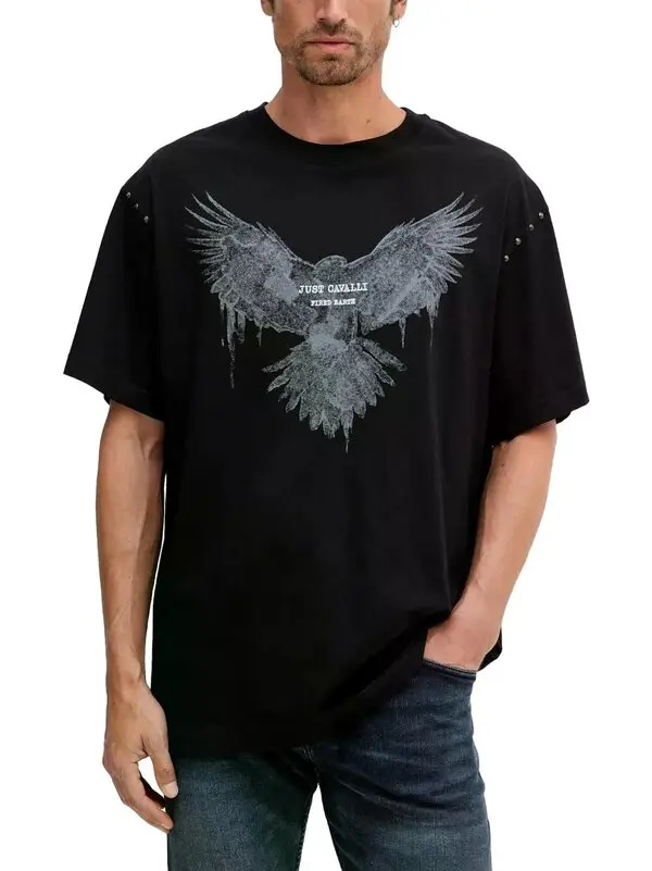 Just Cavalli Graphic T-shirt - Black