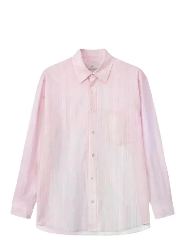 DUNST Stripe-pattern Shirt - Pink