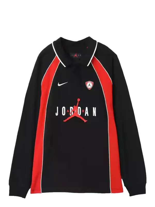 JORDAN Flight Polo Jersey - Black
