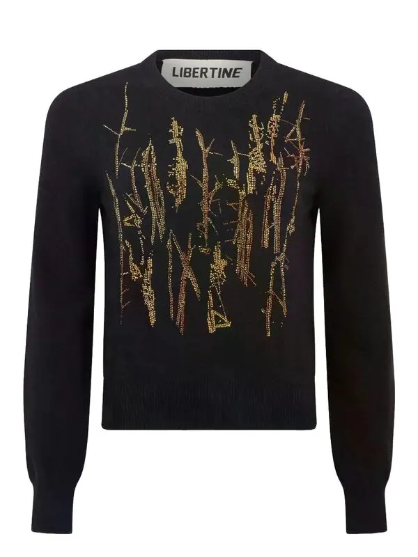 Libertine Embellished Sweater - Black