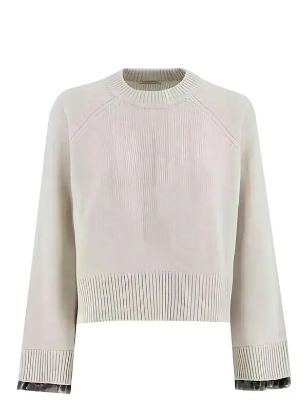 Brunello Cucinelli Cropped Sweater - Neutrals