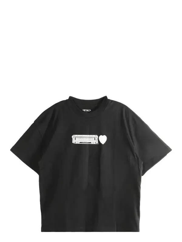 Carhartt Work In Progress Deconstructed Label Short-sleeve T-shirt - Black