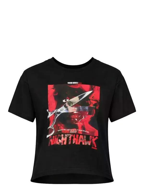 MAISON MARGIELA Nighthawk-print T-shirt - Black