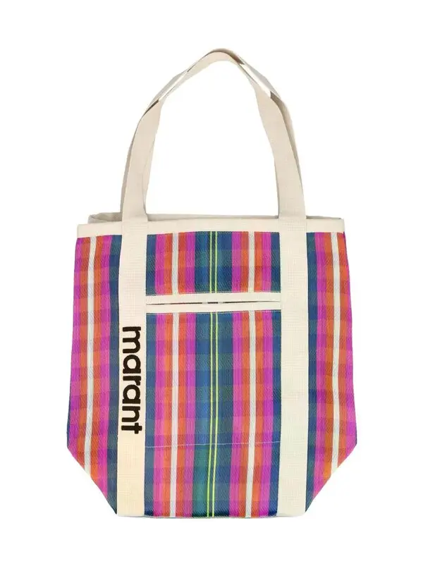 Isabel Marant Darwen Striped Tote Bag - Blue