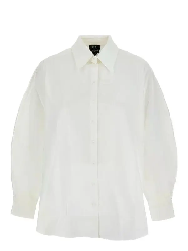 IRIE' Balloon-sleeve Buttoned Shirt - White