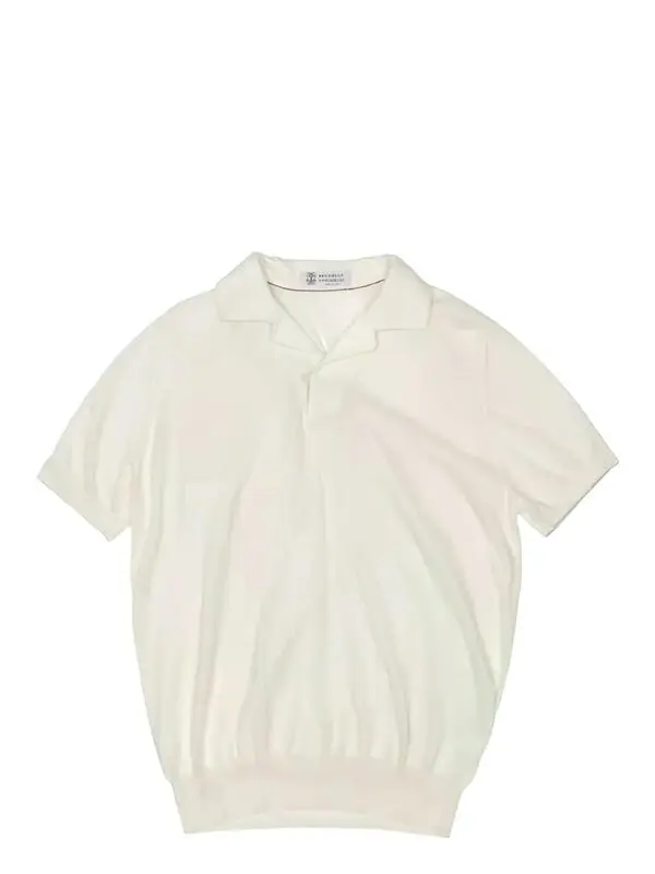 Brunello Cucinelli Cotton Polo Shirt - White
