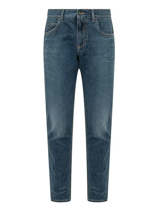 Dolce & Gabbana Five-pocket Denim Pants - Blue