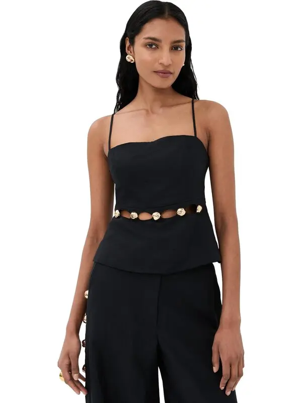 Simkhai Cruz Cami - Black