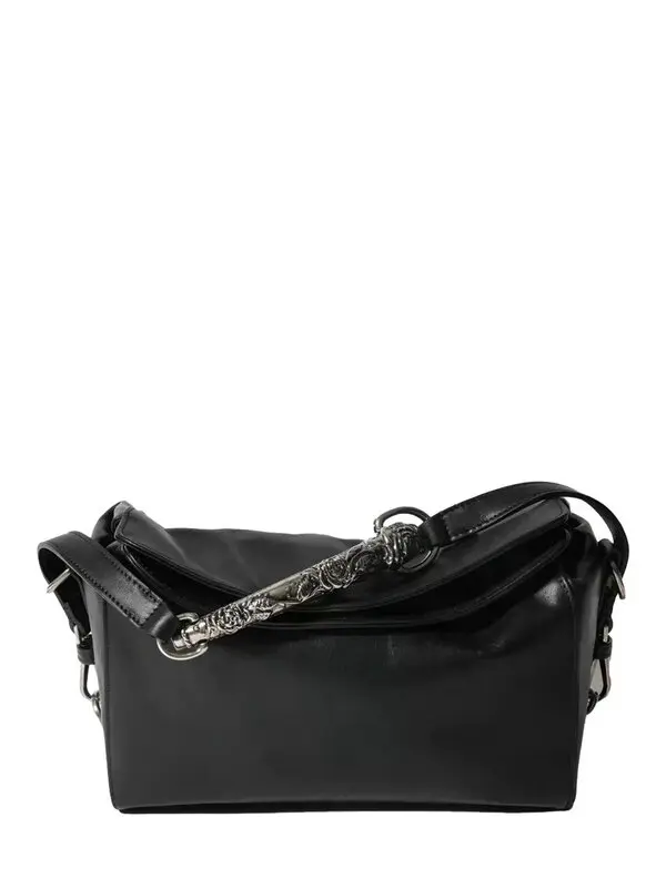 Enfants Riches Déprimés Engraved Handle Shoulder Bag - Black
