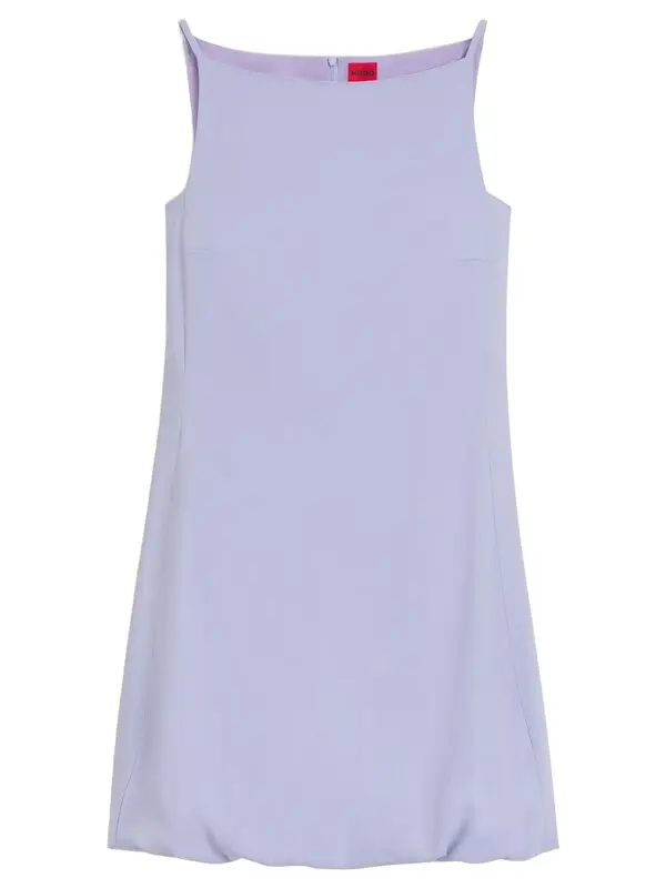 Hugo Front-pleat Balloon Skirt Dress - Purple