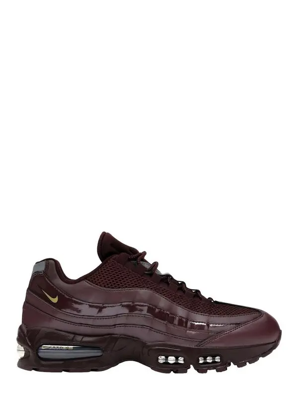 Nike Max 95 Se Big Bubble Total 90 Sneakers - Burgundy Crush/metallic Gold/black