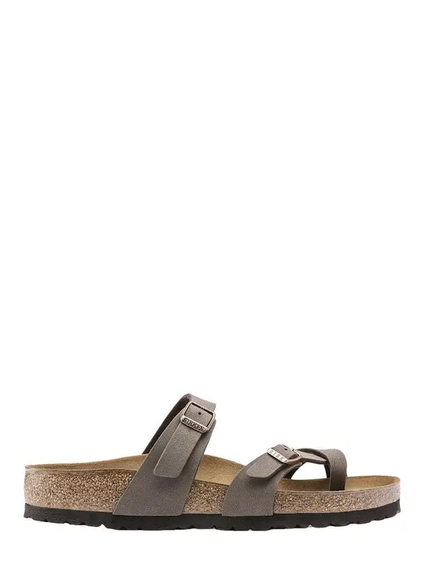 BIRKENSTOCK Mayari Birkibuc Sandals - Mocca