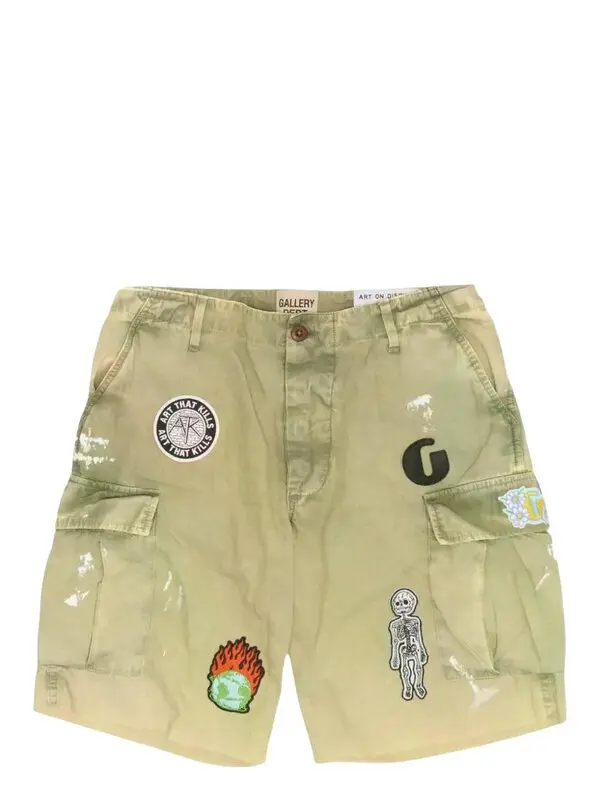 GALLERY DEPT. Patch-detailed Cargo Shorts - Neutrals