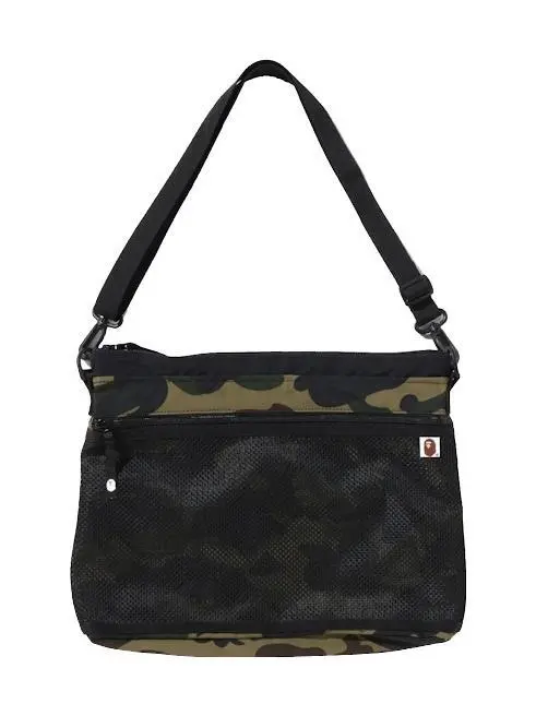 A BATHING APE 1st Camo Shoulder Bag - Green