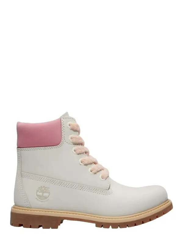 Timberland 6-inch Premium Waterproof Boots - Natural/pink