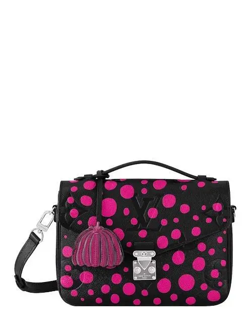 LOUIS VUITTON X Yk Pochette Metis - Black/fuchsia
