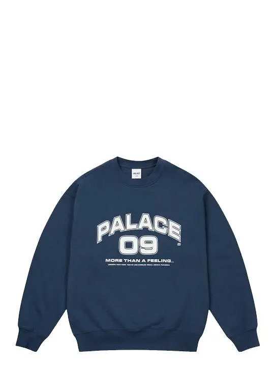 PALACE More Than A Feeling Crew - Navy Blue
