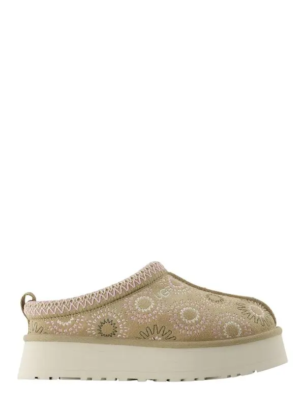 UGG Tazz Sun Stitch Mules - Beige